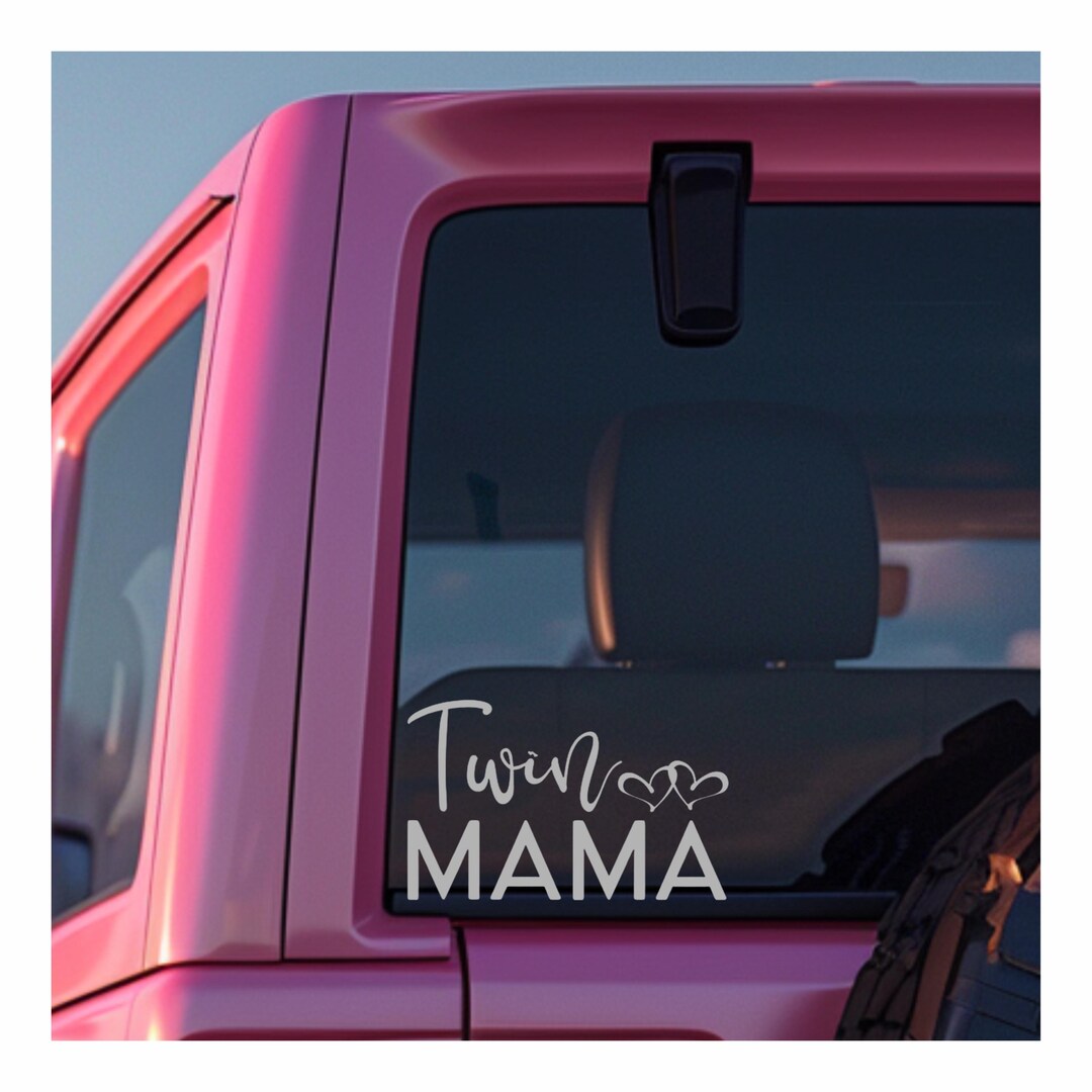 Cute Sticker for Twin Mama, Car Decal, Twin Mama Decor, Twin Mom Gift ...