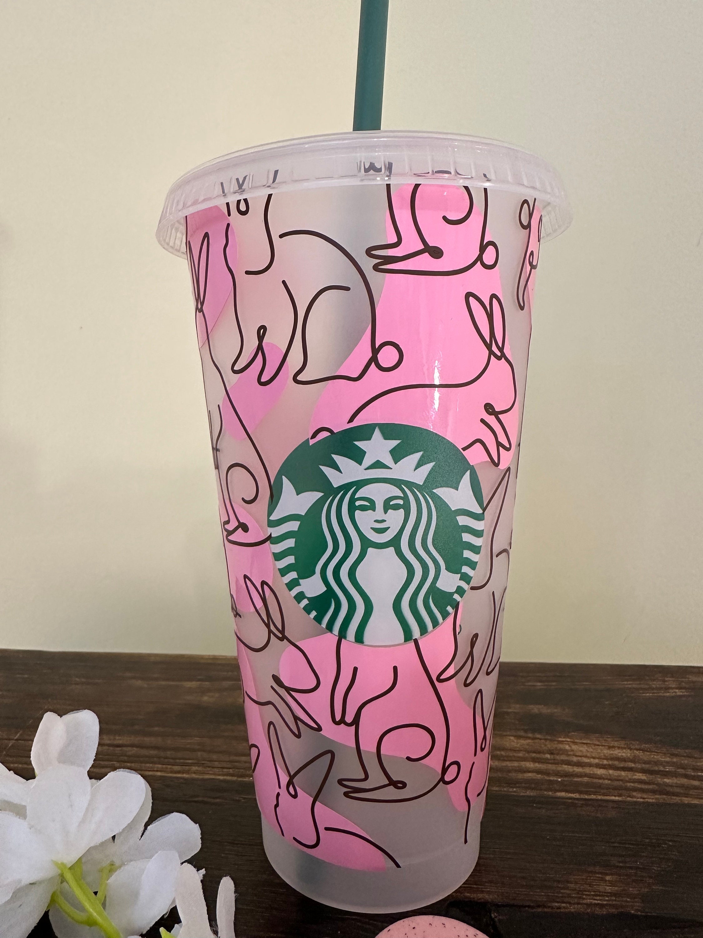 Bunnies Cup, Easter Cup, Personalized Cup, Custom Starbucks Cup ...