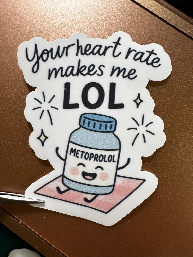 Your Heart Rate Makes Me LOL Sticker, - Etsy