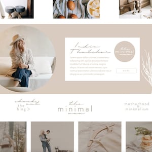 WIX Blog Template - Website Design for Lifestyle Bloggers - WIX Mom ...