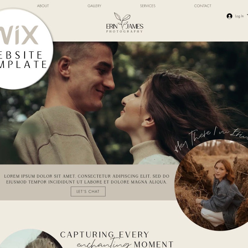 Wix Templates - Etsy
