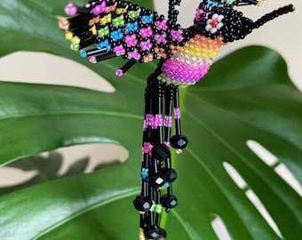 Beaded Hummingbird - Etsy
