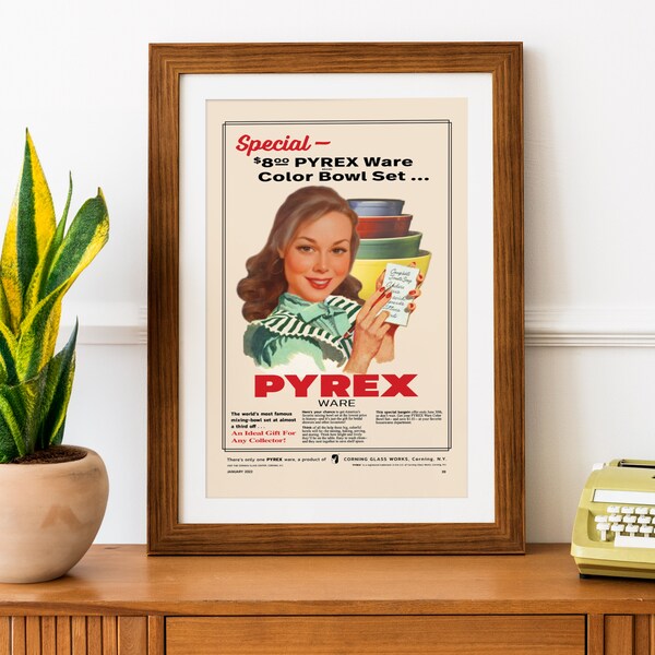 Pyrex Art - Etsy