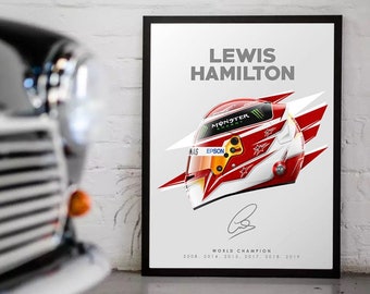 Lewis Hamilton Poster - Etsy