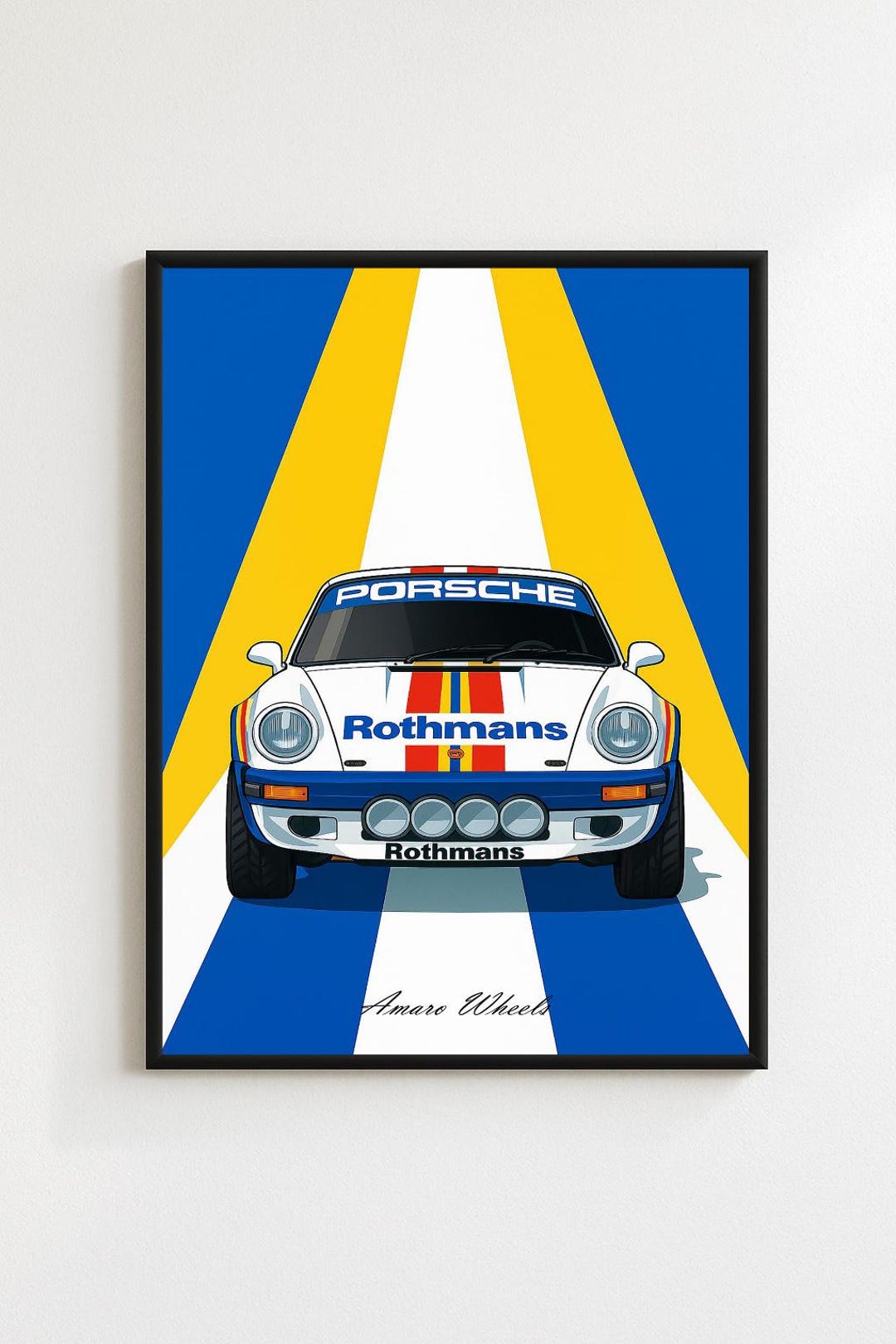 Porsche 911 SC RS - Rothmans Racing Rally/rallye - Premium Print ...