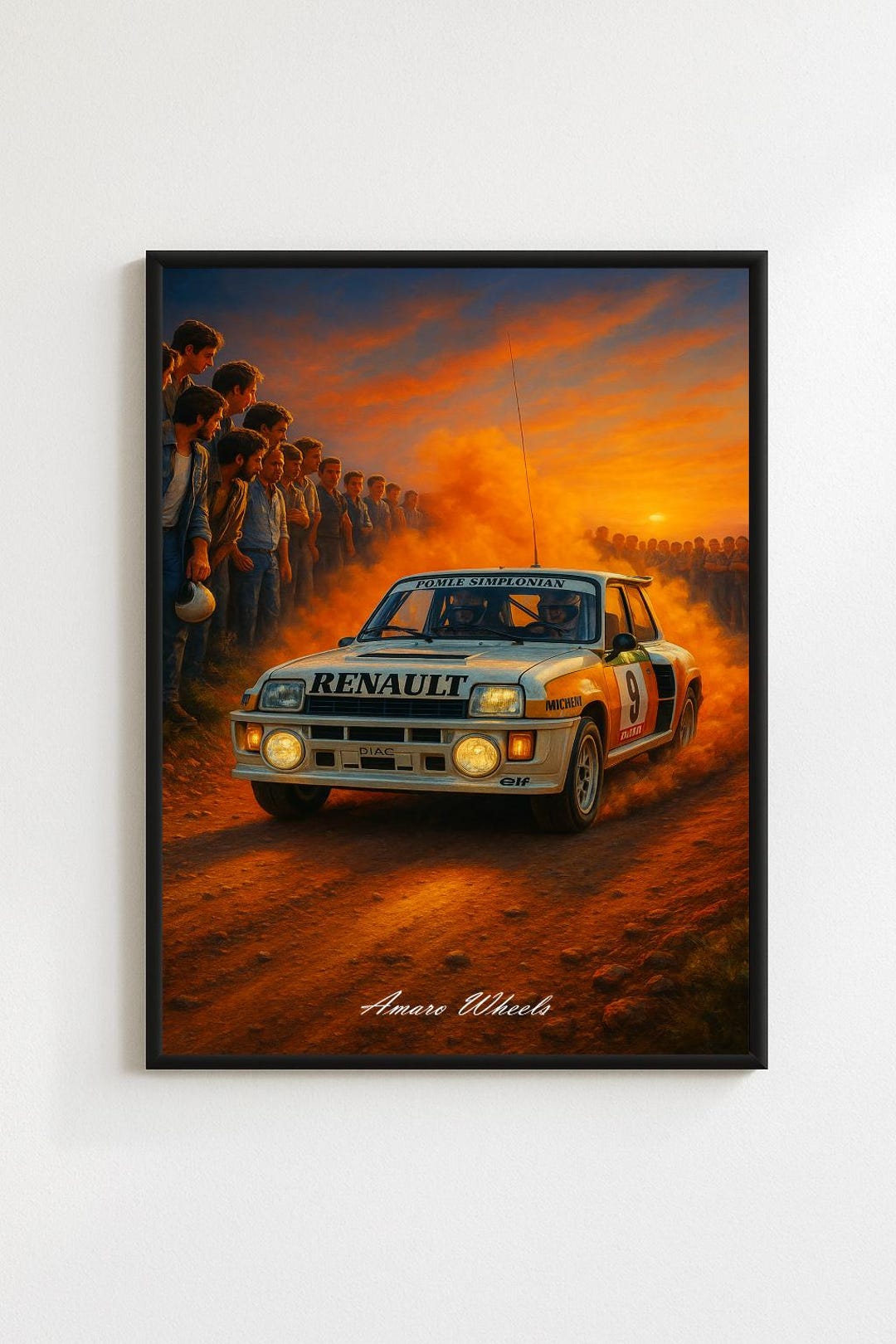 Renault 5 Turbo 2 Nº1 Rally Group B Poster – Classic Rally Car Wall Art ...