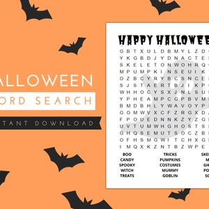 Halloween Word Search Puzzle Game! Printable Halloween Word Search ...