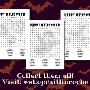 Halloween Word Search Puzzle Game! Printable Halloween Word Search ...