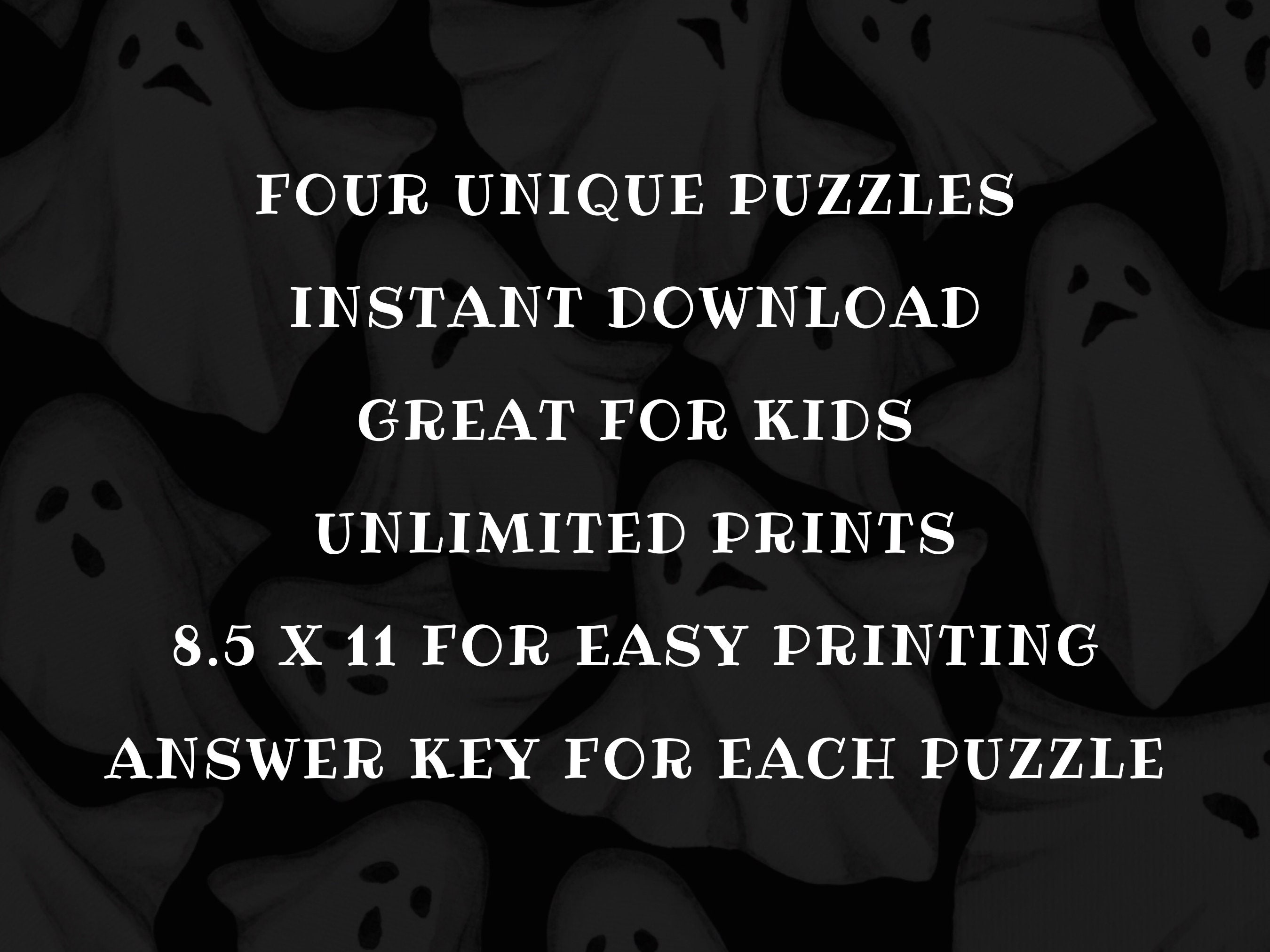 Halloween Word Search Puzzle Game Bundle! Printable Halloween Word ...