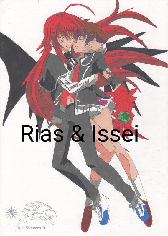 Highschool Dxd Rias And Issei Wedding