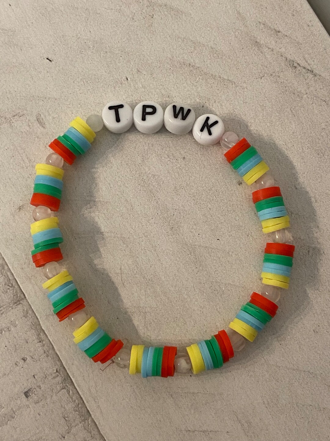 TPWK Clay Bead Bracelet - Etsy