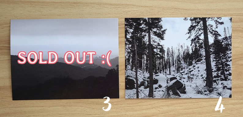 Nature - Landscape Photography Postcards Set of 4 - Etsy