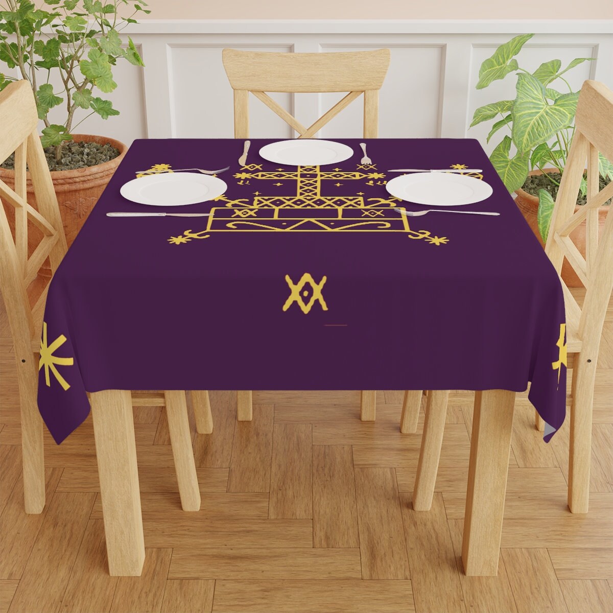 BARON Samedi Gran BRIGITTE GEDE Pantheon Gede Nibo Papa Gede Tablecloth ...