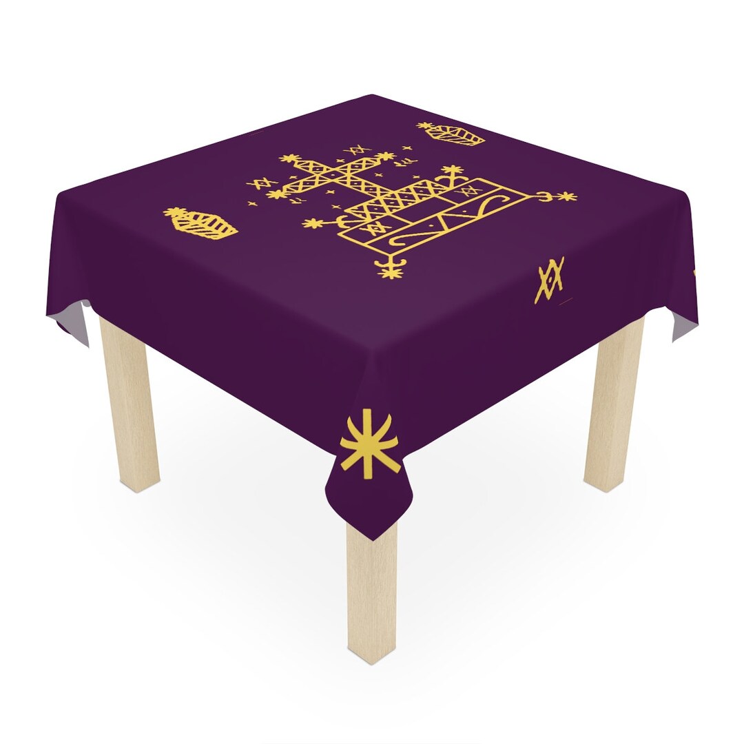 BARON Samedi Gran BRIGITTE GEDE Pantheon Gede Nibo Papa Gede Tablecloth ...