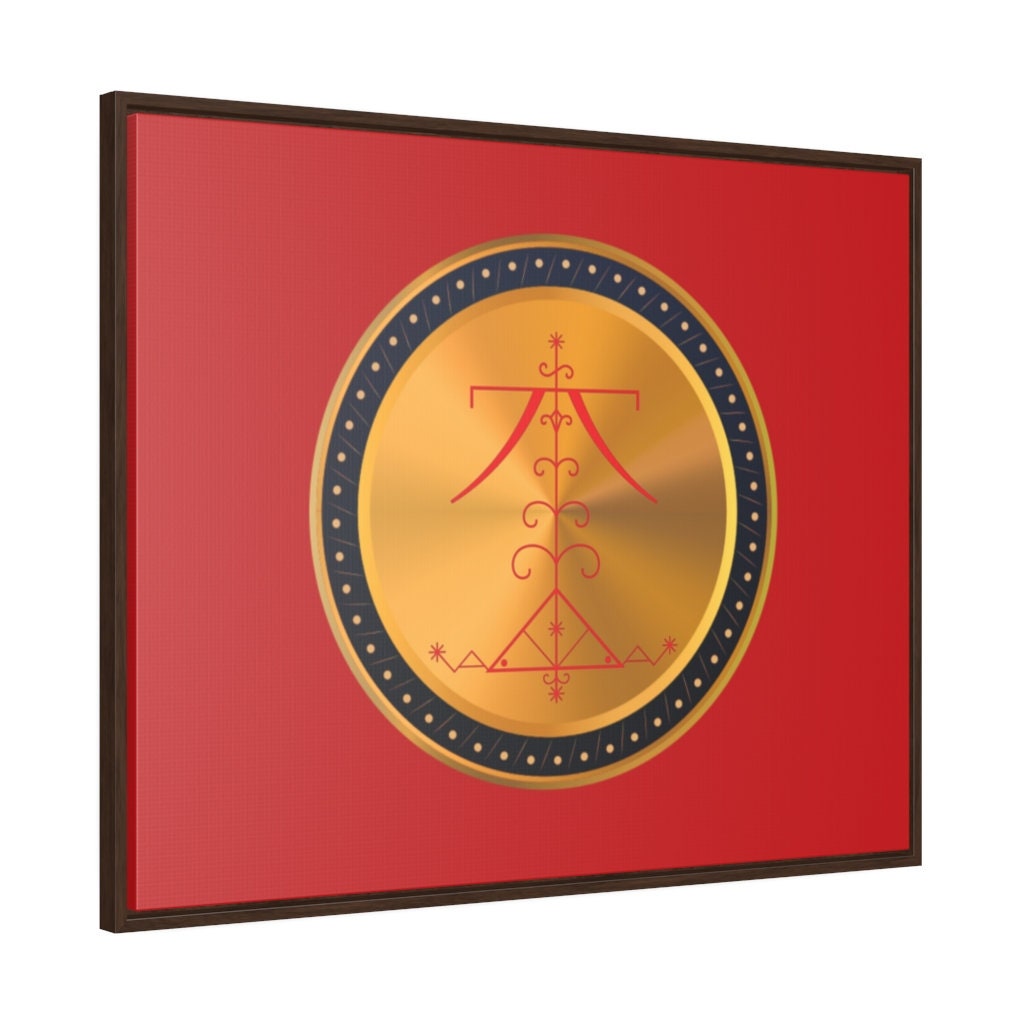 OGOU FERAY Veve Gallery Canvas Wrap, Altar Decor, Art Print, Ogou Feray ...