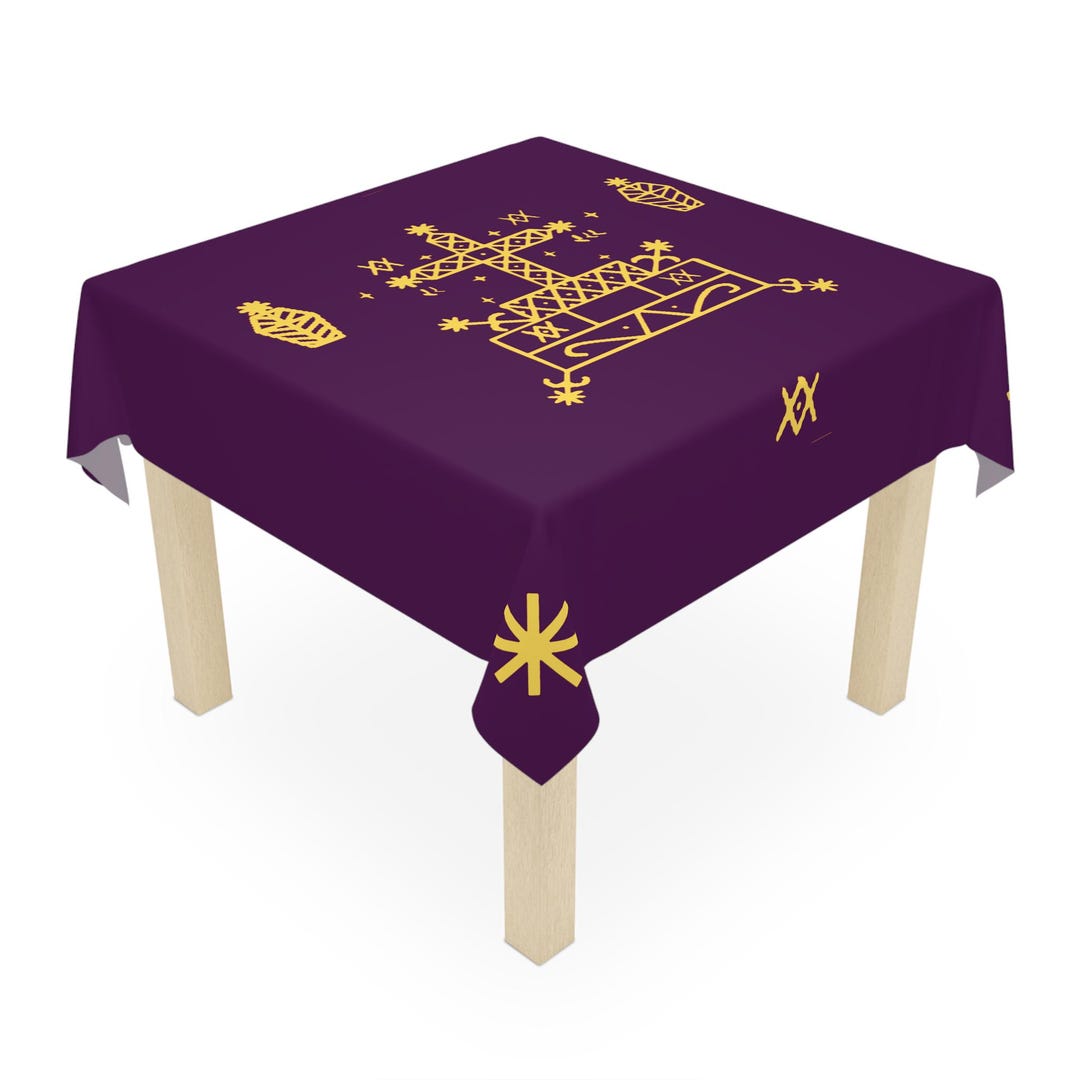 BARON Samedi Gran BRIGITTE GEDE Pantheon Gede Nibo Papa Gede Tablecloth ...