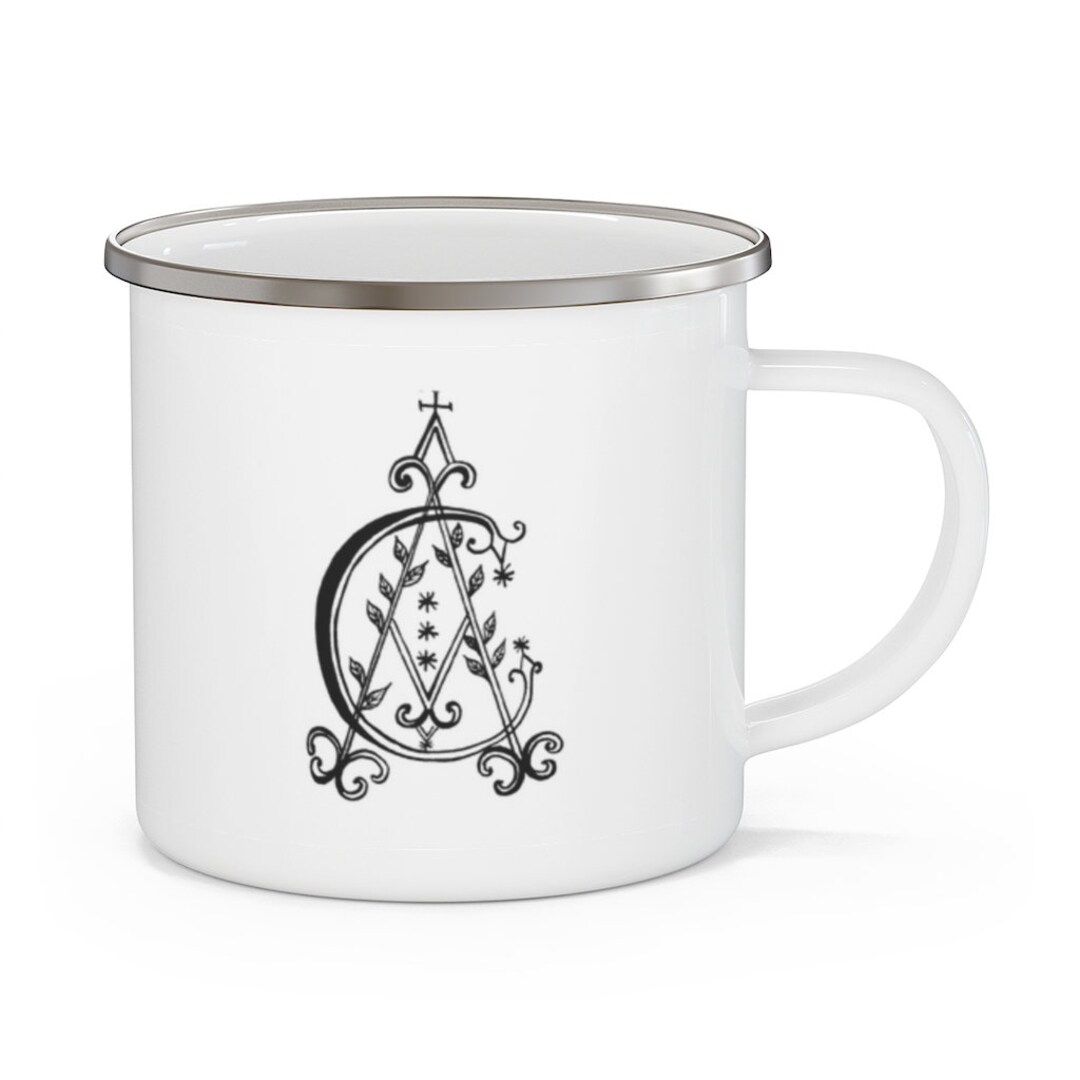 AGAOU Vèvè Medium Size Enamel Mug Haitian Vodou Ceremony - Etsy