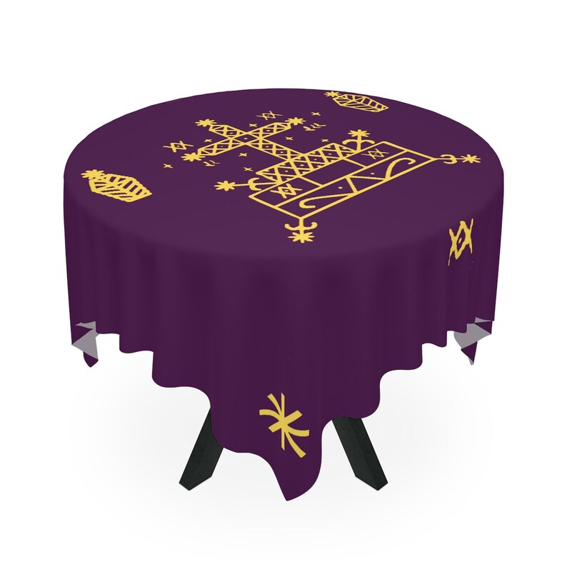 BARON Samedi Gran BRIGITTE GEDE Pantheon Gede Nibo Papa Gede Tablecloth ...