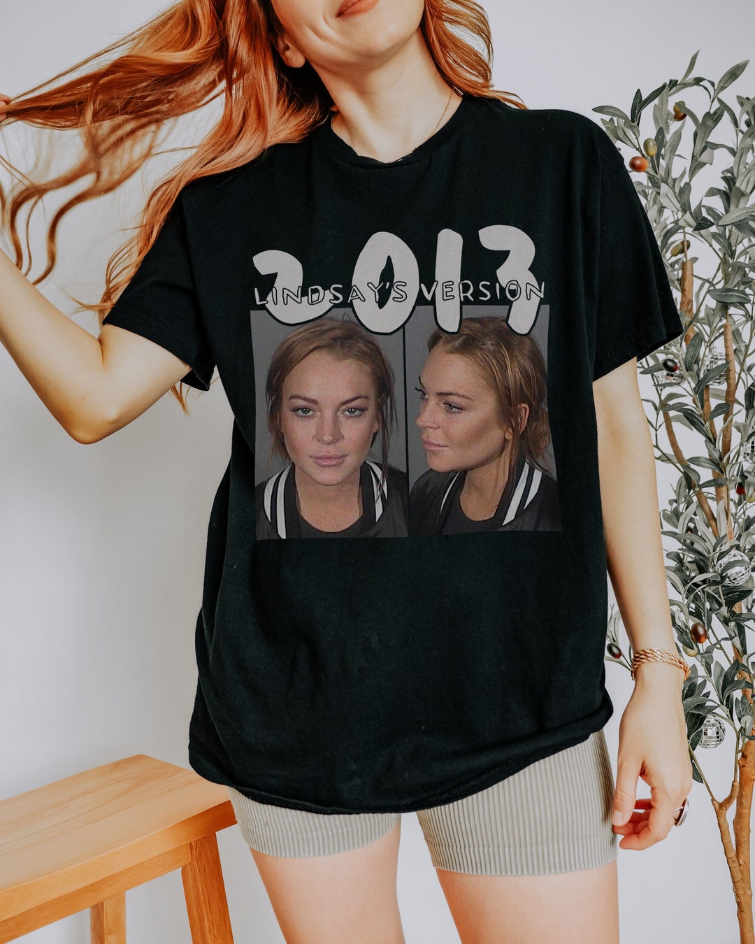 Funny Mugshot Meme Shirt Y2k Top Aesthetic Downtown Girl Shirt Lindsay ...