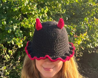 Devil Hat - Etsy