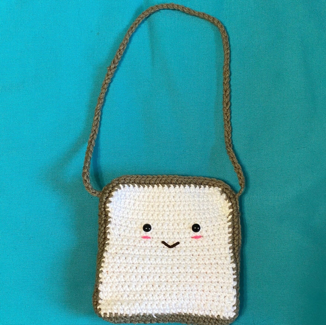 Crochet Bread Purse | Handmade Unique Bread-shaped Bag, Cute Food ...