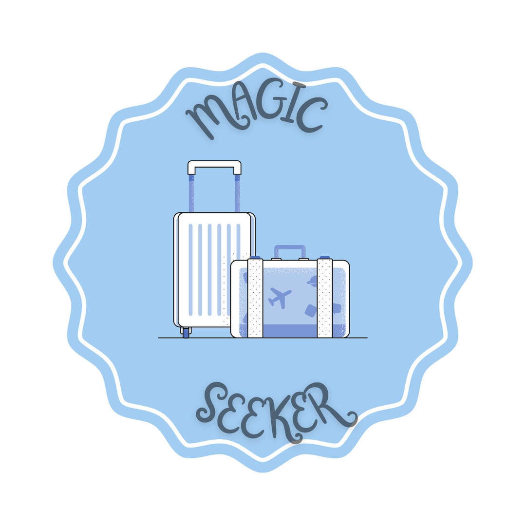 Magic Seeker Sticker (2 In. Circle) for Travel, Notebooks, Suitcase ...
