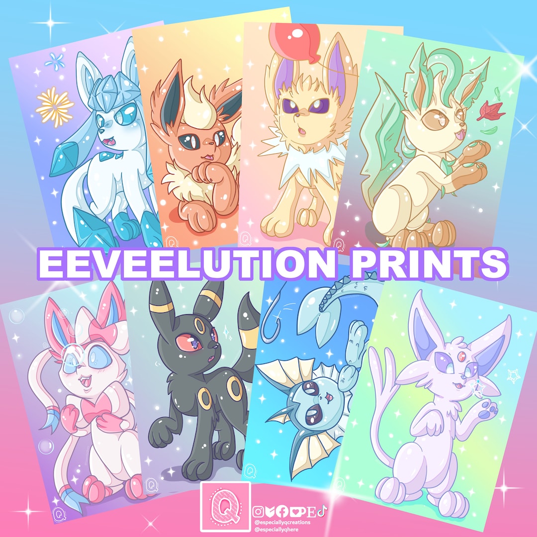 Eevolution Prints - Etsy