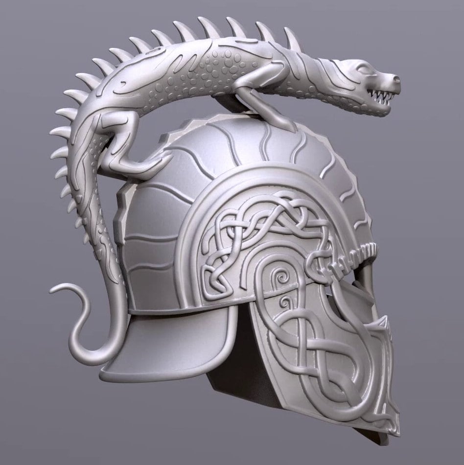 Dragon Helmet of DOR-LOMIN - Etsy