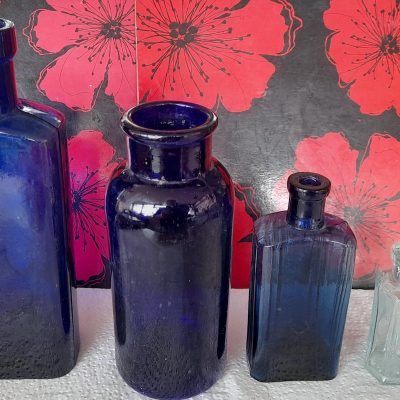 Edwardian Medicine Bottles - Etsy UK