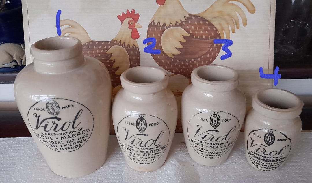 Edwardian Cream Virol Bone-marrow Fat Food for Children and Invalids ...