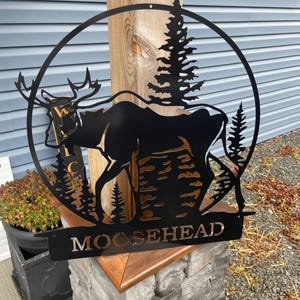 Customizable Moose Signs - Etsy