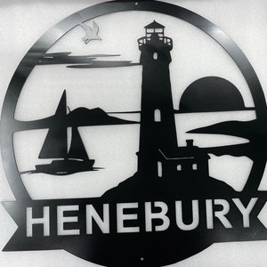 Customizable Lighthouse Sign - Etsy