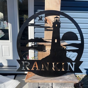 Customizable Lighthouse Sign - Etsy