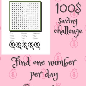 100 DOLLAR WORD SEARCH! - Etsy