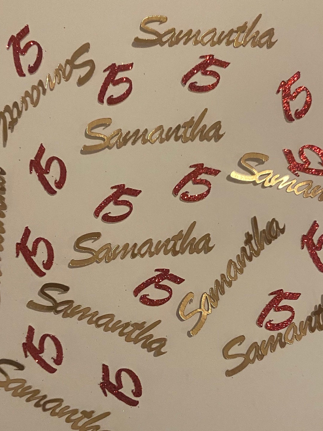 Custom/personalized 15th Birthday Confetti - Etsy