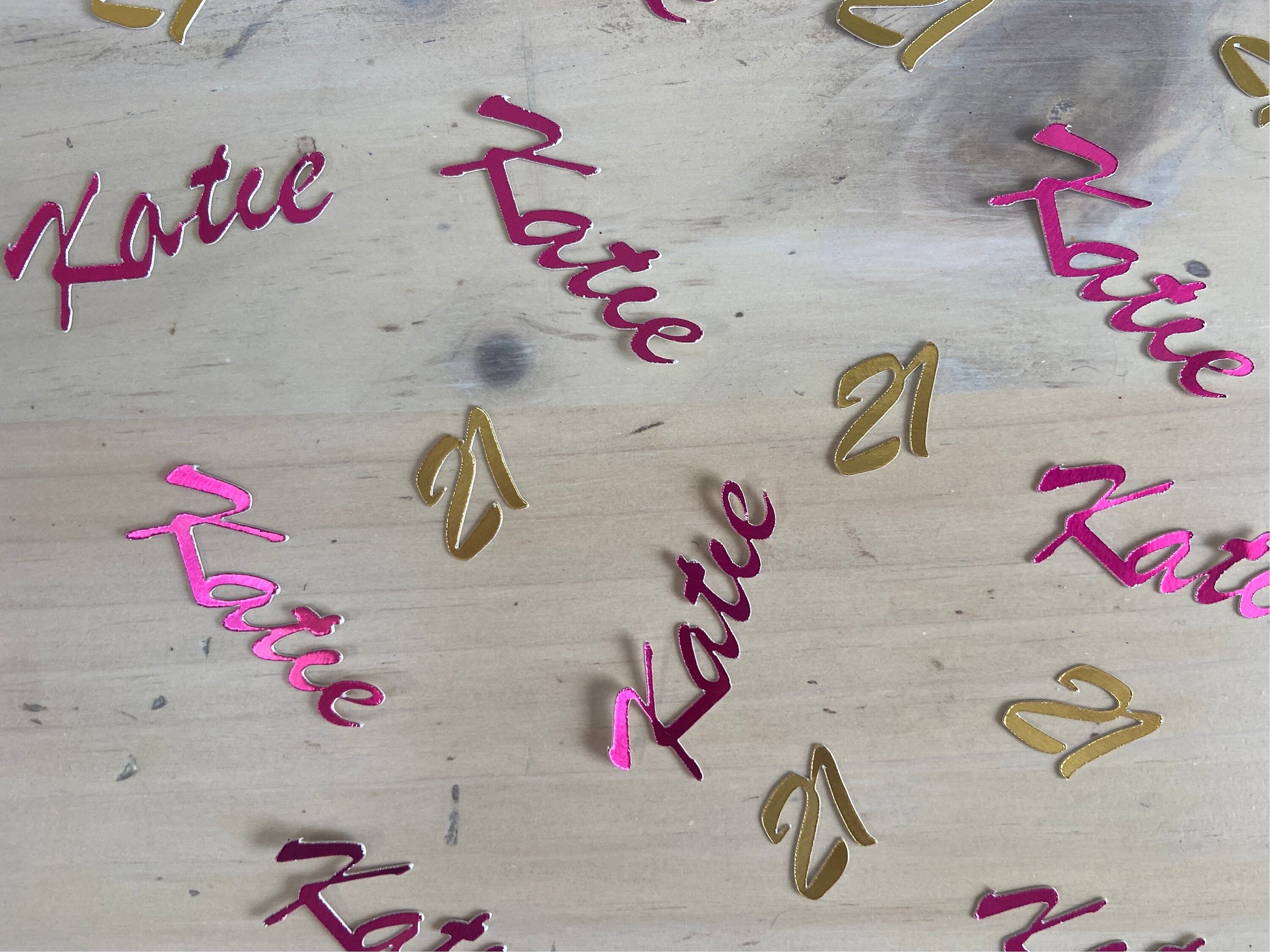 Custom/personalized 21st Birthday Confetti - Etsy