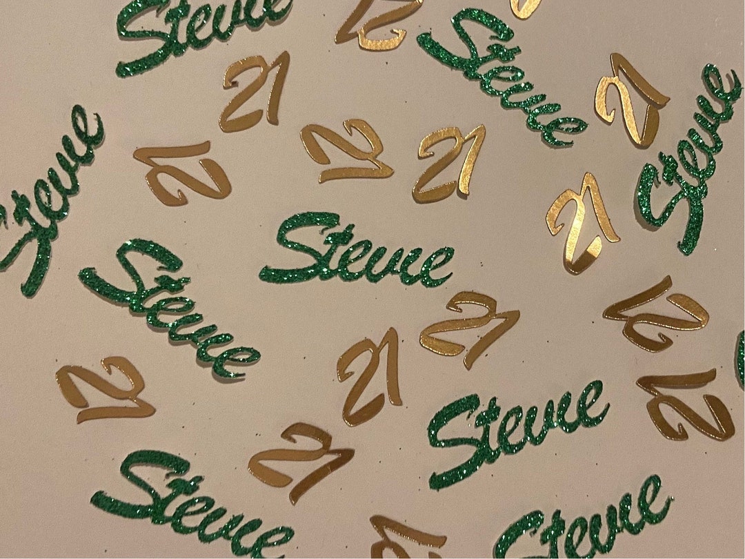 Custom/personalized 21st Birthday Confetti - Etsy