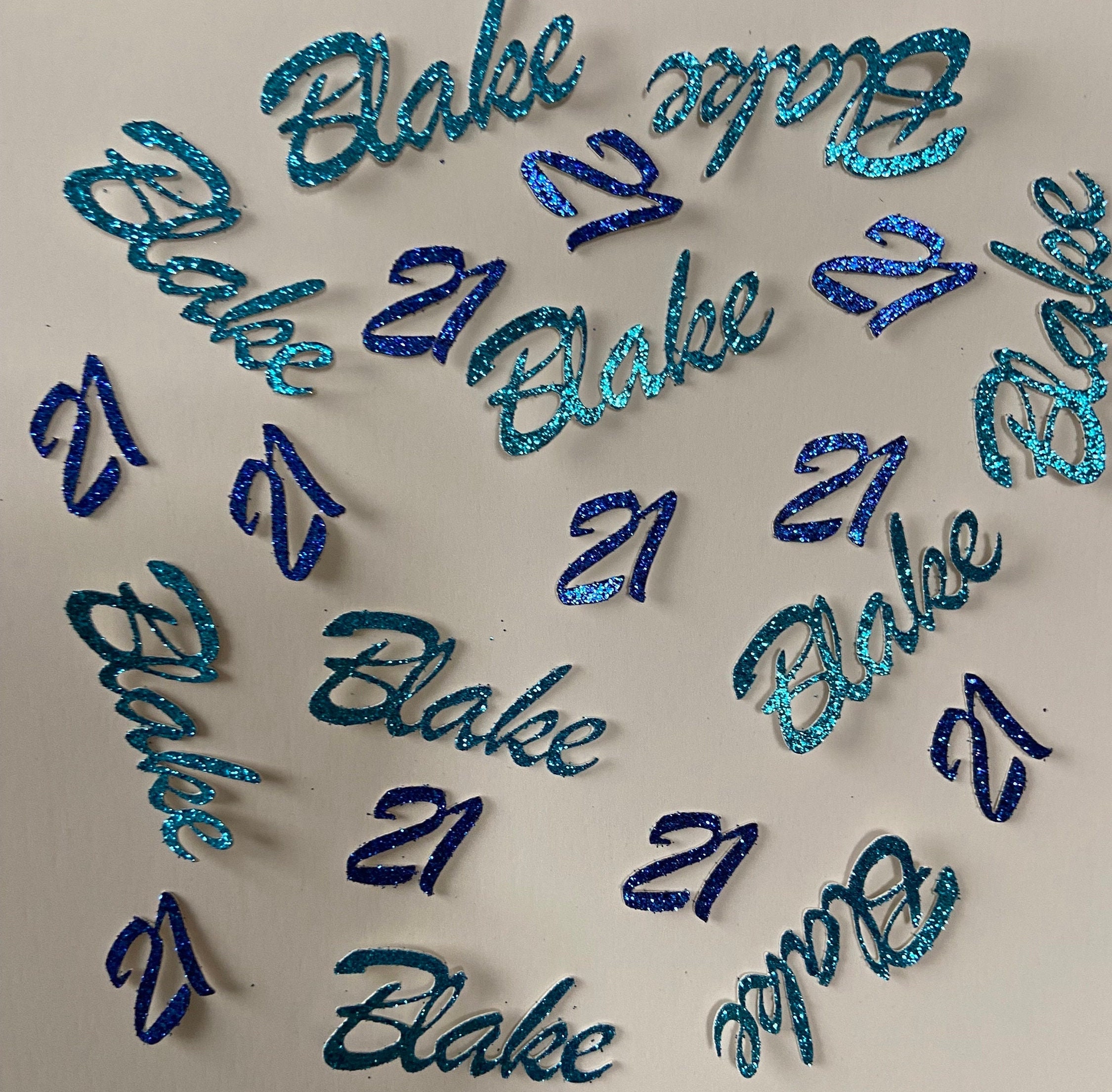 Custom/personalized 21st Birthday Confetti - Etsy