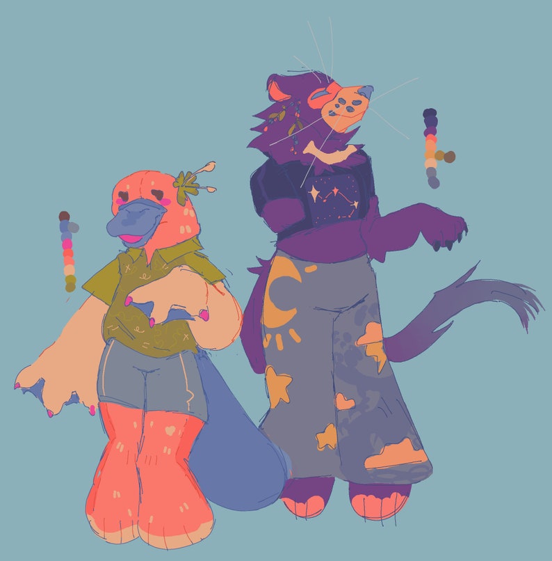 Custom Furry Designs Commissions . Furry Fursona Sparkledog - Etsy