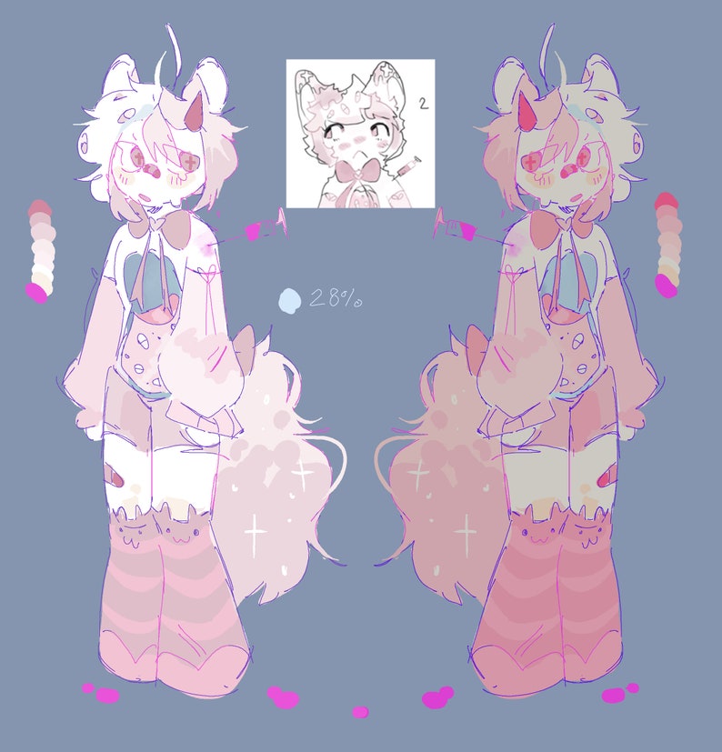 Custom Furry Designs Commissions . Furry Fursona Sparkledog - Etsy