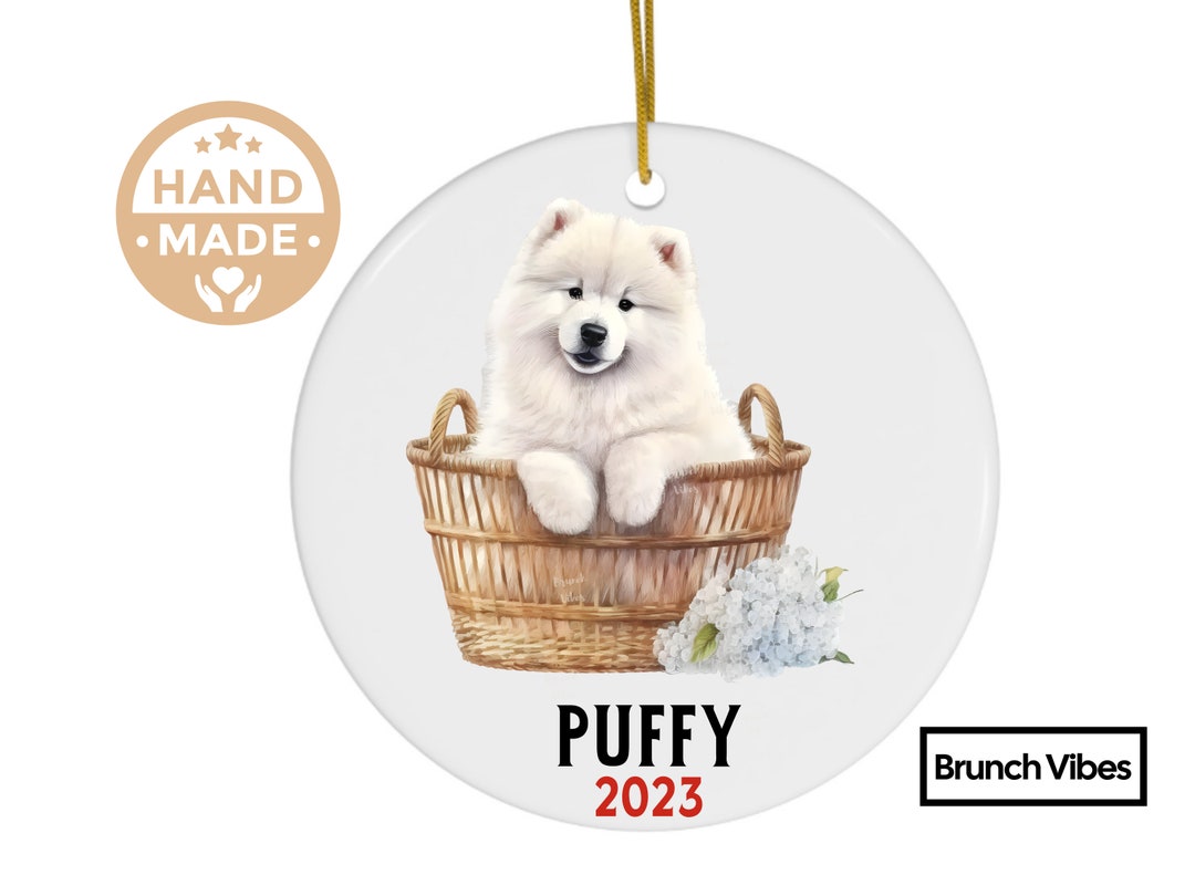 Samoyed Ornament Christmas Custom Personalized Gift Mom Dad - Etsy