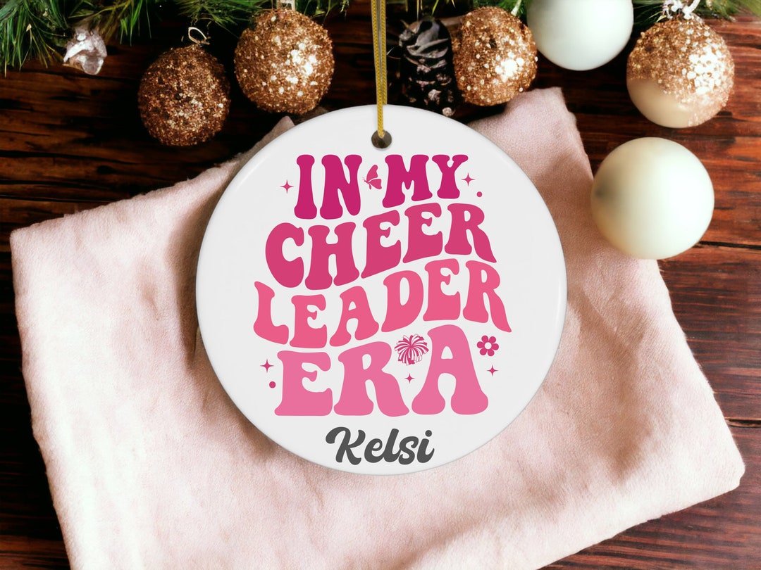 Cheer Cheerleader Ornament Christmas Personalized Custom Name Gift for ...