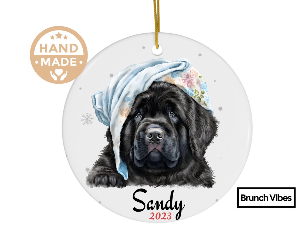 Newfoundland Ornament Christmas Custom Personalized Gift Mom - Etsy