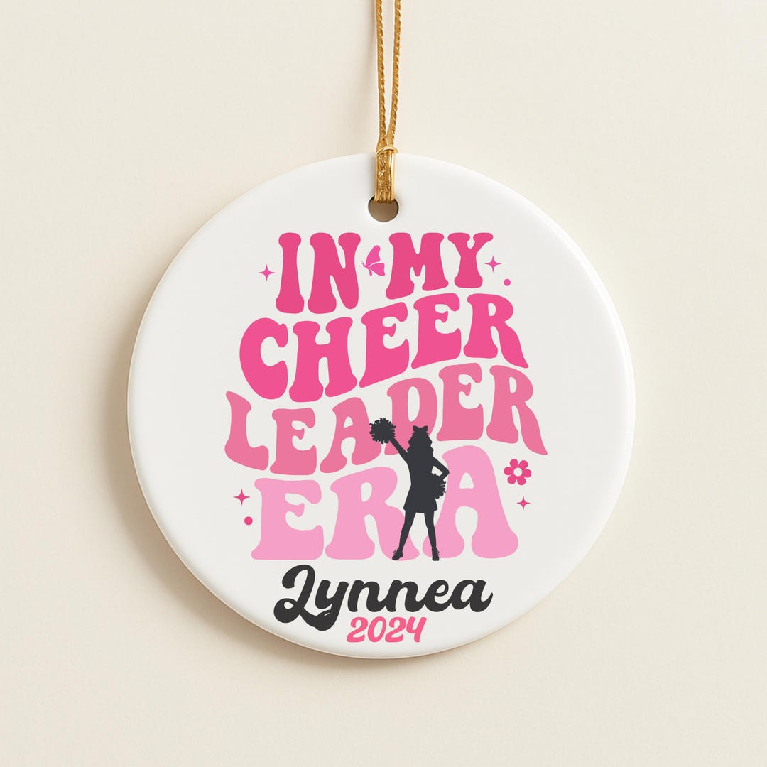 Cheer Cheerleader Ornament Christmas Personalized Custom Name Gift for ...