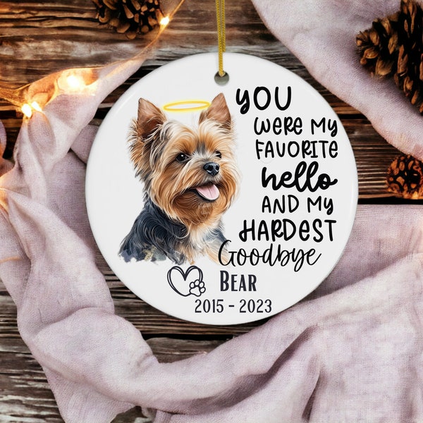 Yorkie Memorial - Etsy