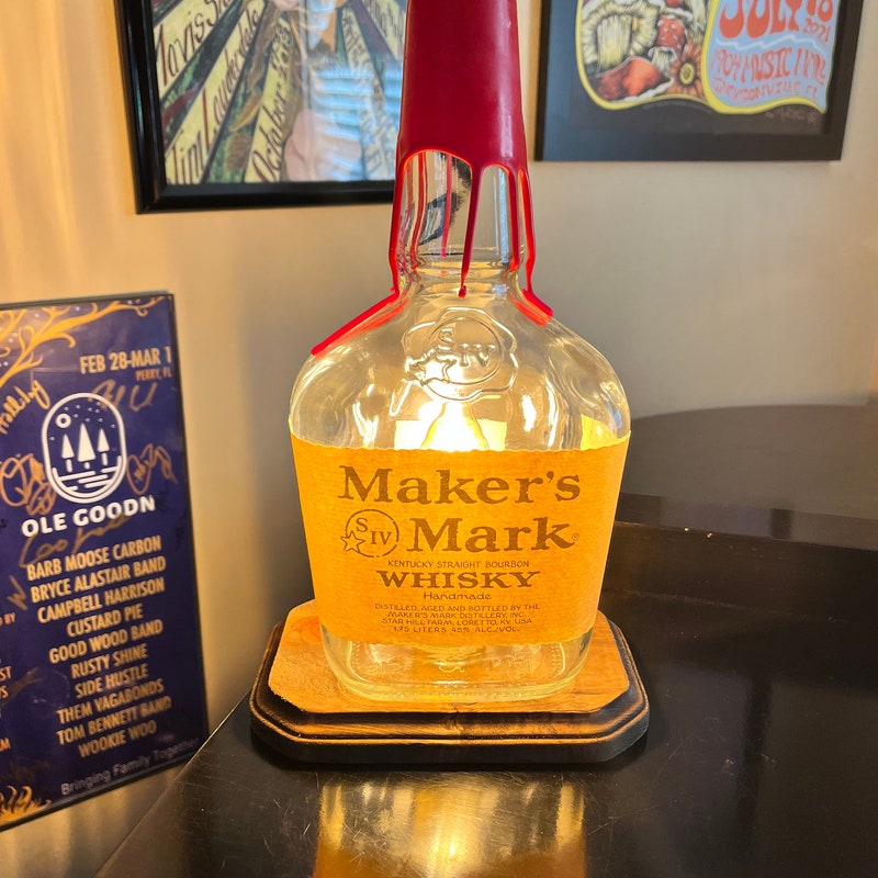 Alcohol Bottle Lamp - Etsy