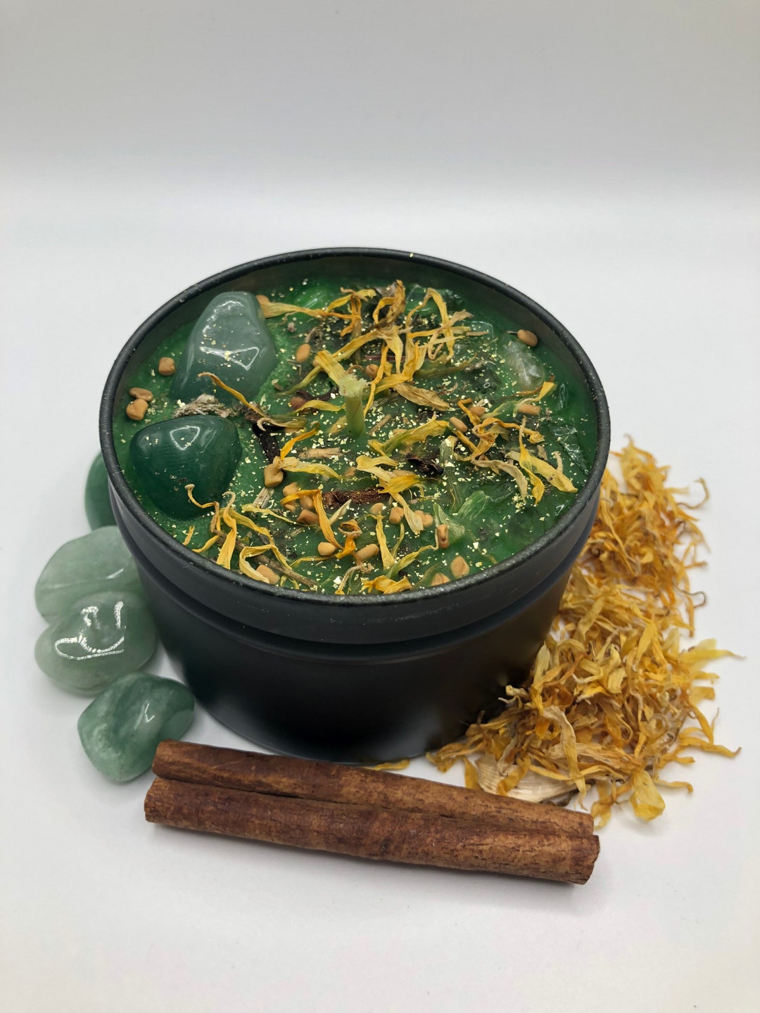 Money Drawing Candle Abundance Candle Money Magnet Candle Hoodoo Money ...