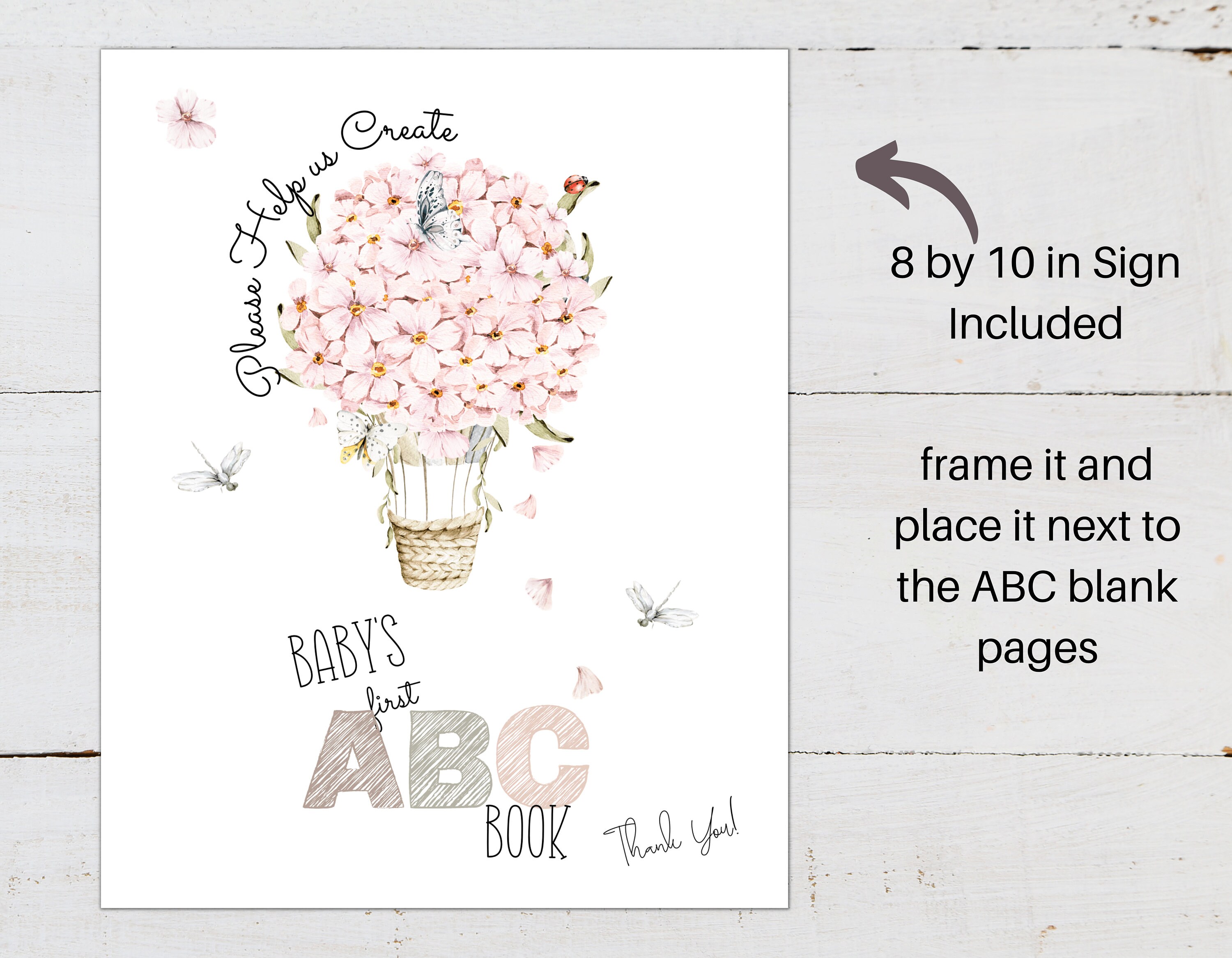 Baby's First ABC Book, Printable ABC Book, Baby's First Alphabet Book ...