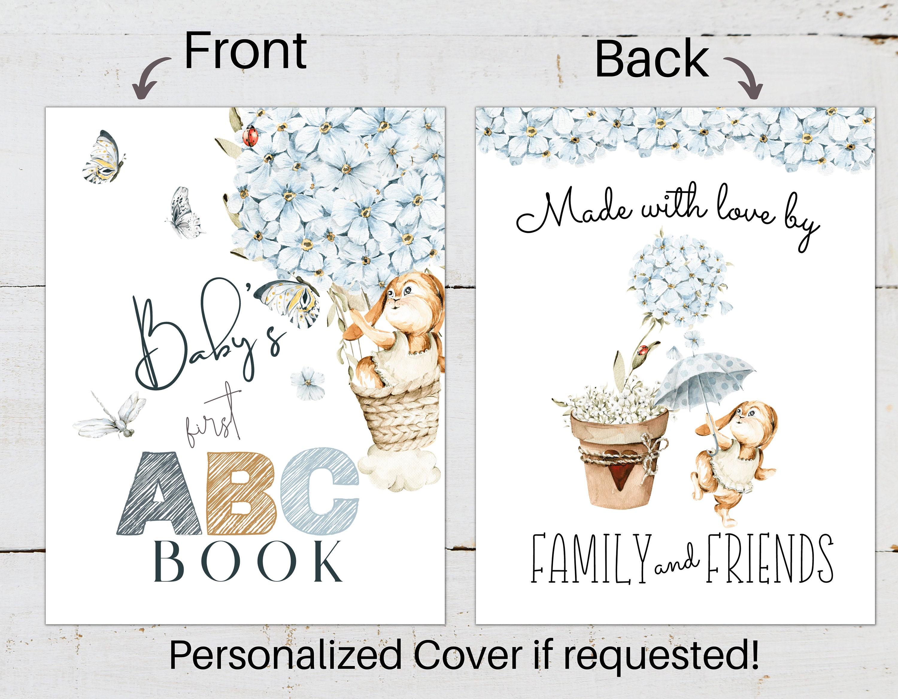 Baby's First ABC Book, Printable ABC Book, Baby's First Alphabet Book ...