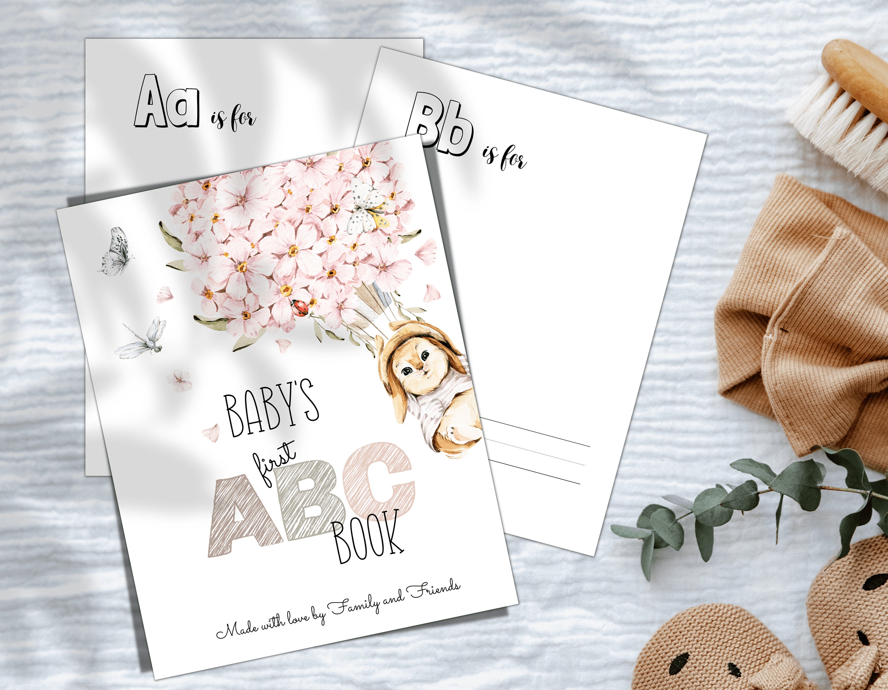 Baby's First ABC Book, Printable ABC Book, Baby's First Alphabet Book ...
